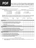 Academic Performance Rating Scale (APRS) | PDF | Cognitive Psychology ...