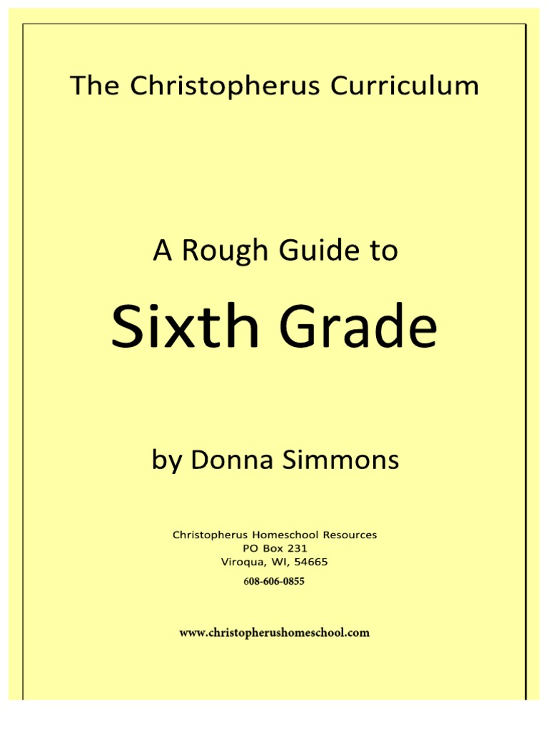 2017 Sixth Grade Rough Guide | PDF | Cuisine | Teaching Mathematics