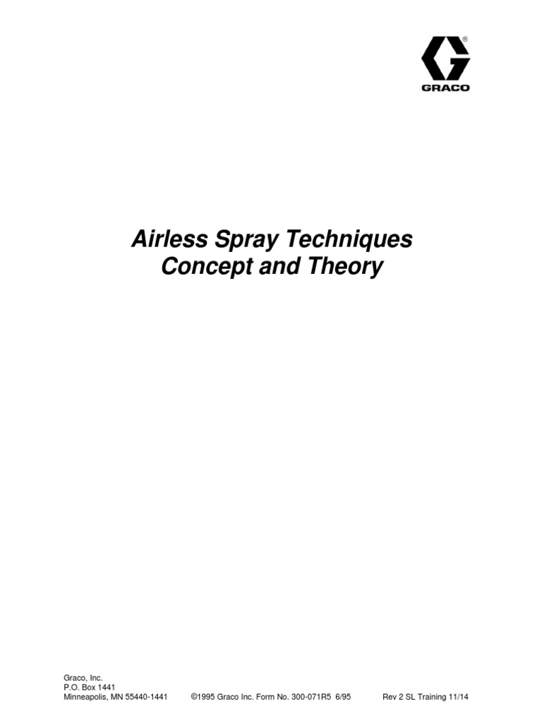 Airless Spray Techniques v2 | PDF | Paint | Mechanical Engineering