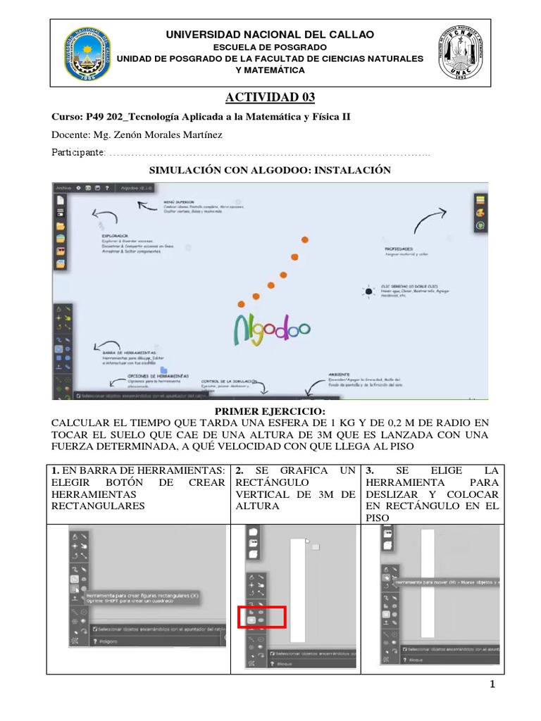 Actividad-3 Simulación Algodoo | PDF
