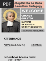 The Five Core Lasallian Principles The Five Lasallian Tenets 1. Faith ...