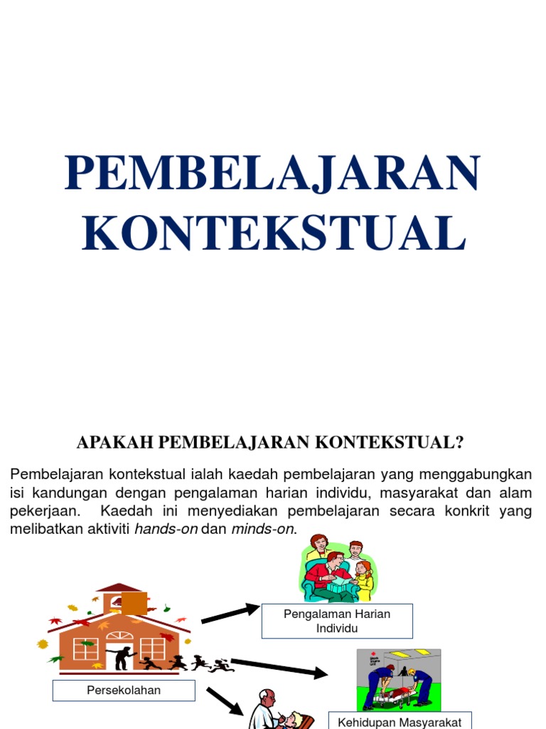 Pembelajaran Kontekstual | PDF
