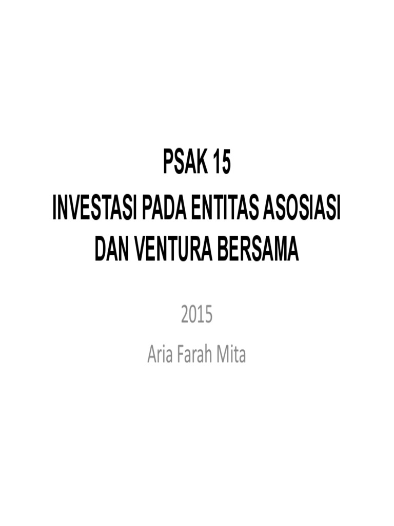 PSAK-15 Mercu20.02.2018 | PDF