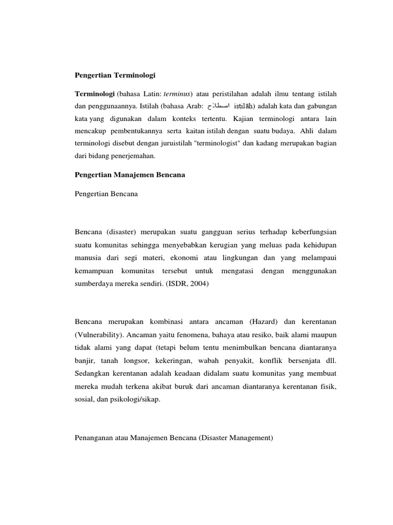 Arti dan Pengertian Terminologi | PDF | Sains & Matematika