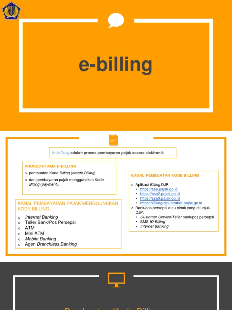 Materi Ebilling | PDF | Pengelolaan Keuangan & Uang