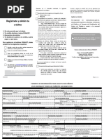 Formato de Solicitud de Crédito Fonacot | PDF | Gobierno | Business