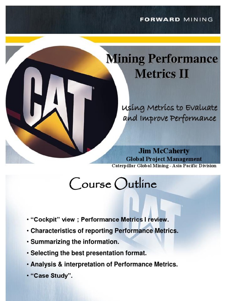 Mining Performance Metrics II | PDF | Reliability Engineering | Project ...