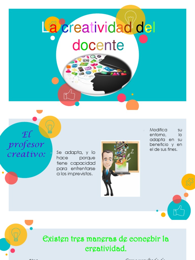 Docente Creativo: Claves y Estrategias | PDF | Creatividad | Aprendizaje