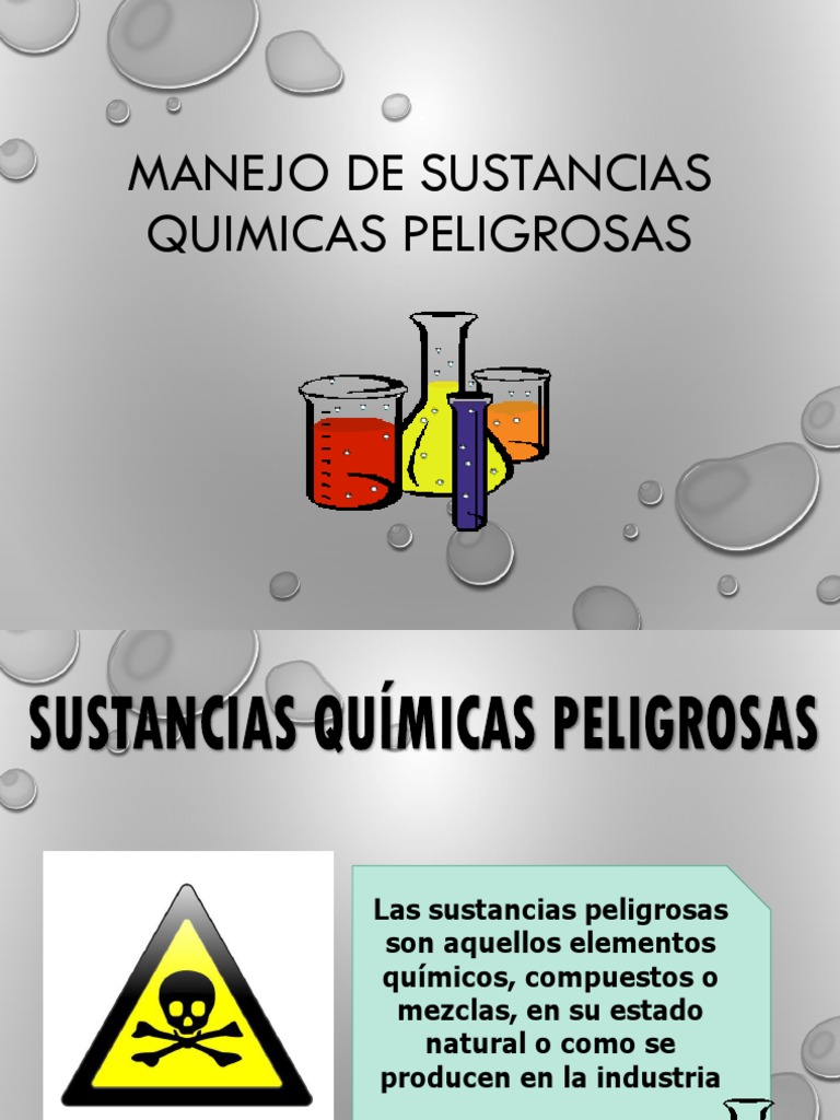 Manejo de Sustancias Quimicas Peligrosas | Toxicidad | Absorción (Química)