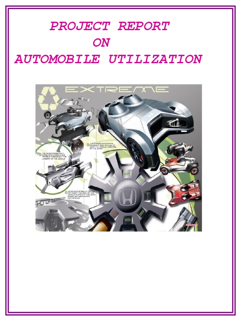 Automobile Management System Project Report | PDF | Feasibility Study ...