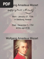 Mozart - A Timeline of The Great Composer's Life | PDF | Wolfgang ...