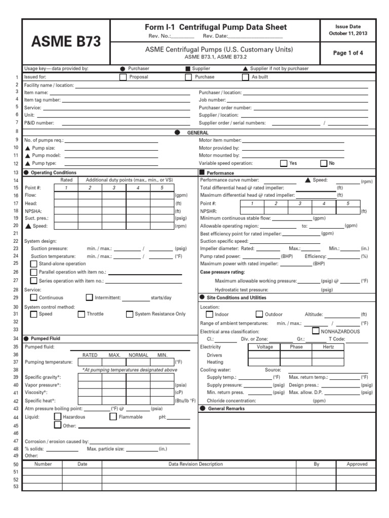 Centrifugal Pump Data Sheet | PDF | Pipe (Fluid Conveyance) | Pump