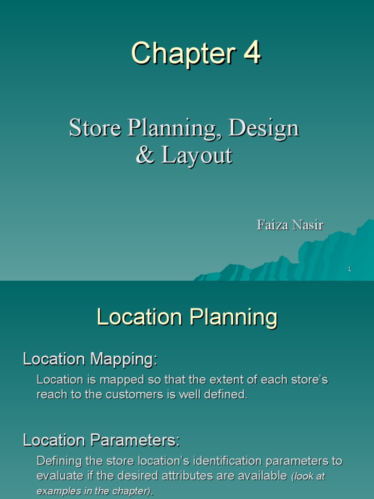 Store Planning Design Layout | PDF | Retail | Business Process