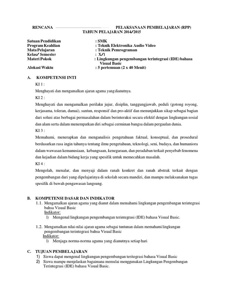 Dasar Dasar Pemrograman Visual Studio 2010 | PDF