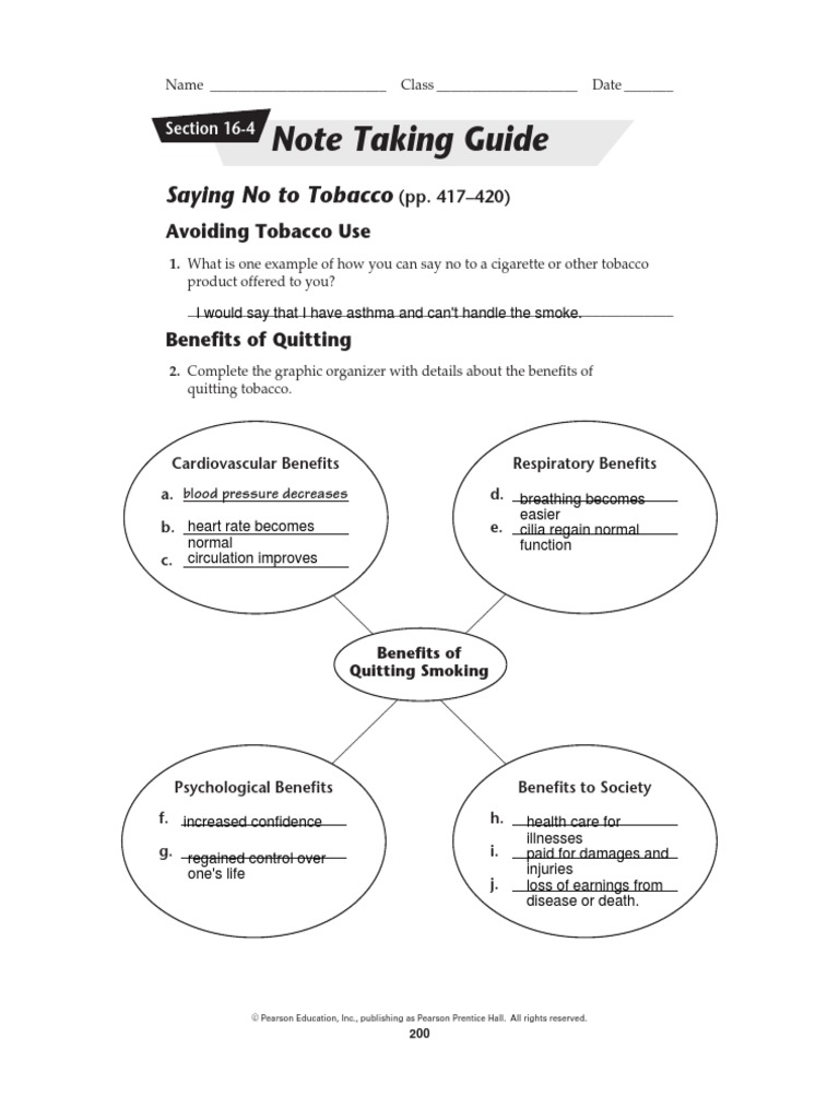 Note Guide | PDF | Tobacco Smoking | Addiction