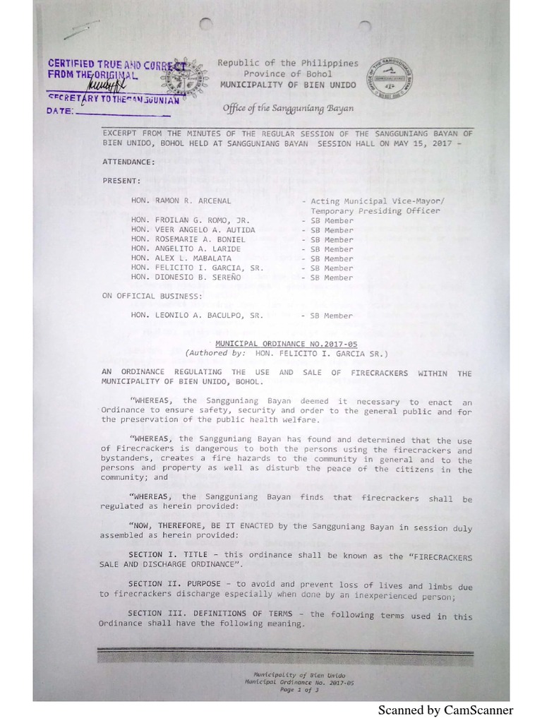 Ordinance Firecracker | PDF