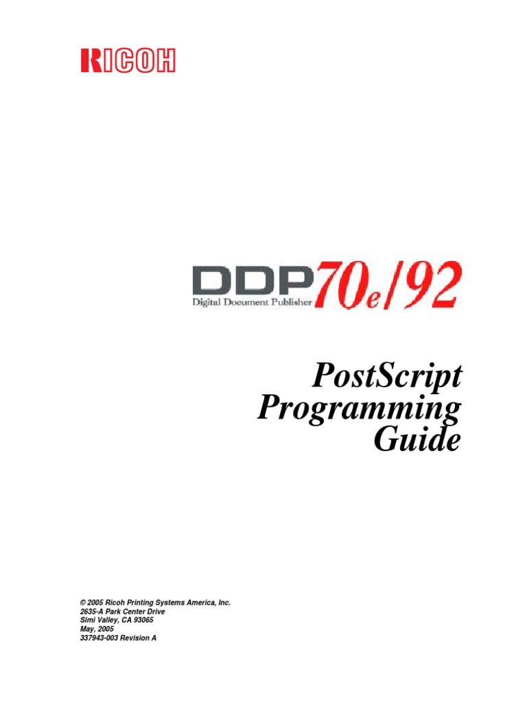 Postscript | Download Free PDF | Boolean Data Type | Parameter (Computer Programming)