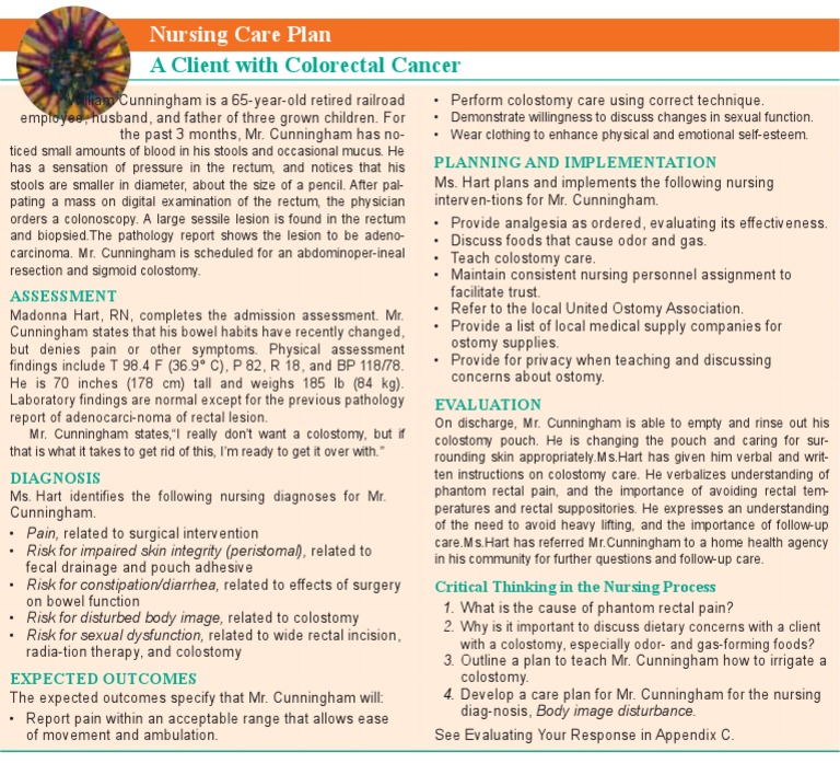Colorectal Cancer Case Study | PDF | Colorectal Cancer | Rectum