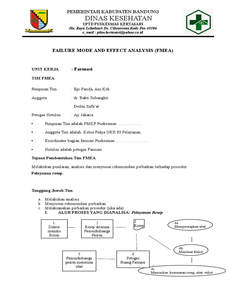 CONTOH Laporan FMEA KOMPLIT PKM Kertasari | PDF