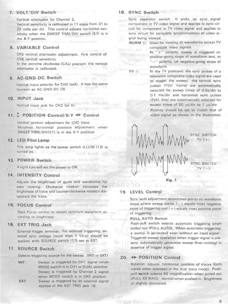 Osciloscopio TRIO CS-1562A - 2 PDF | PDF