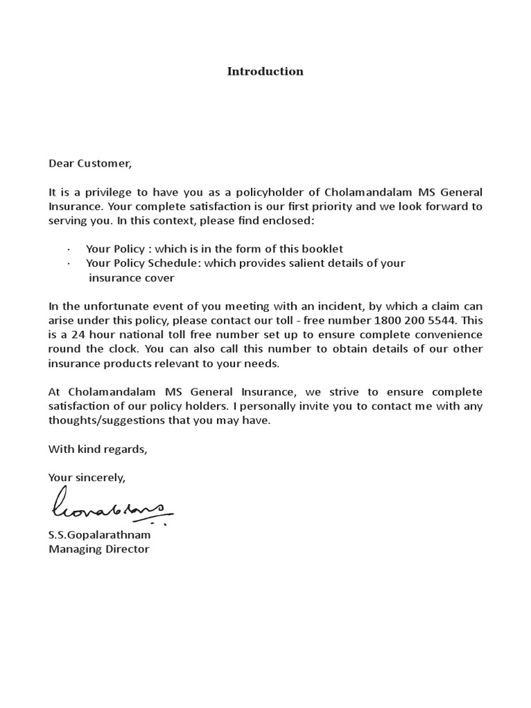 Chola MS Family Health Insurance | PDF | Intensive Care Unit | Insurance