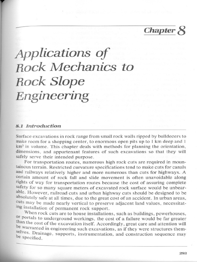 9 - Applications of RM in Rock Slope Eng | PDF | Mechanics | Mechanical ...