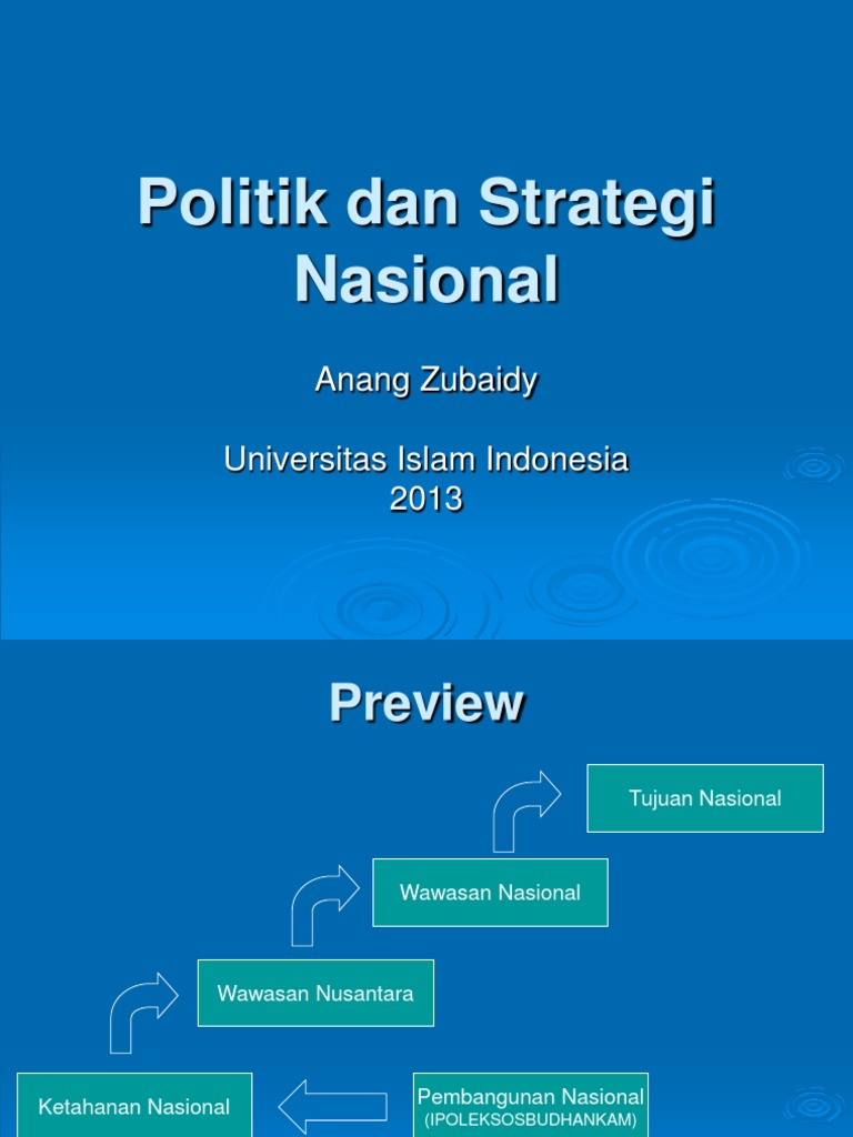 8 Politik Dan Strategi Nasional Pdf 