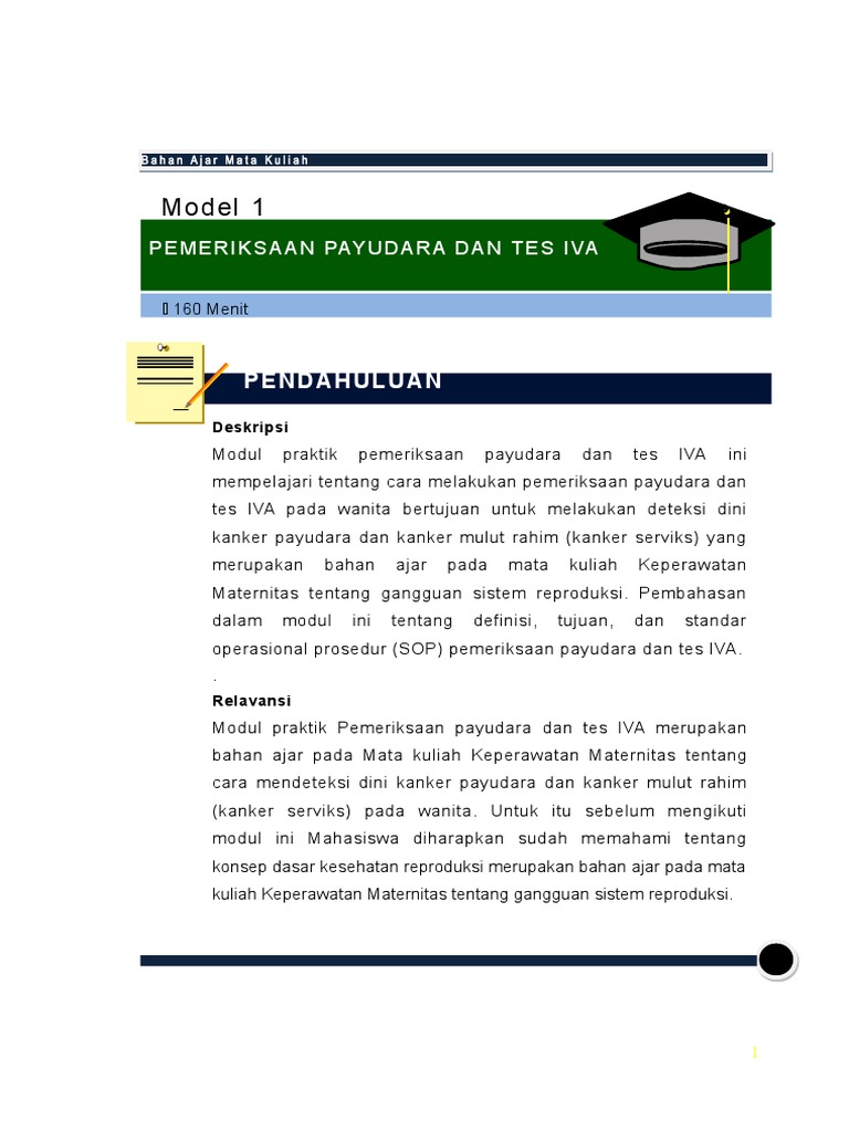 Modul Pemeriksaan IVA Test | PDF
