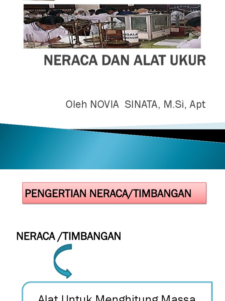 Pertemuan Ke 3 Neraca Dan Alat Ukur | PDF