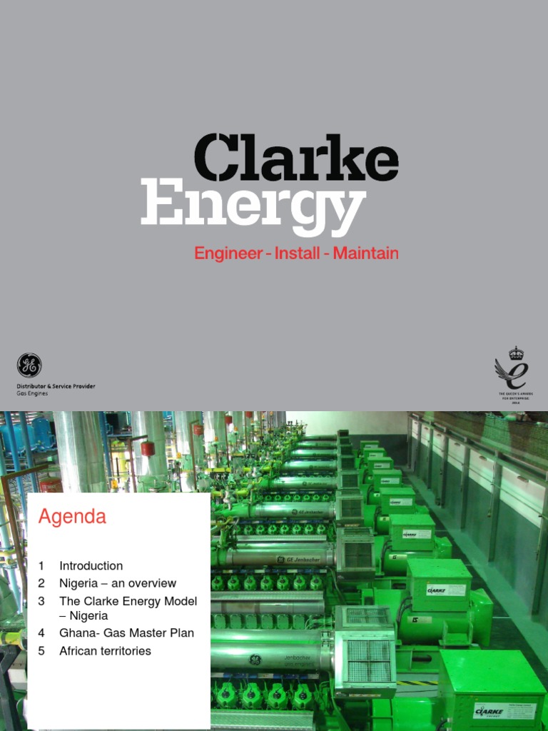 Gas Engines Clarke Energy | PDF | Cogeneration | Natural Gas