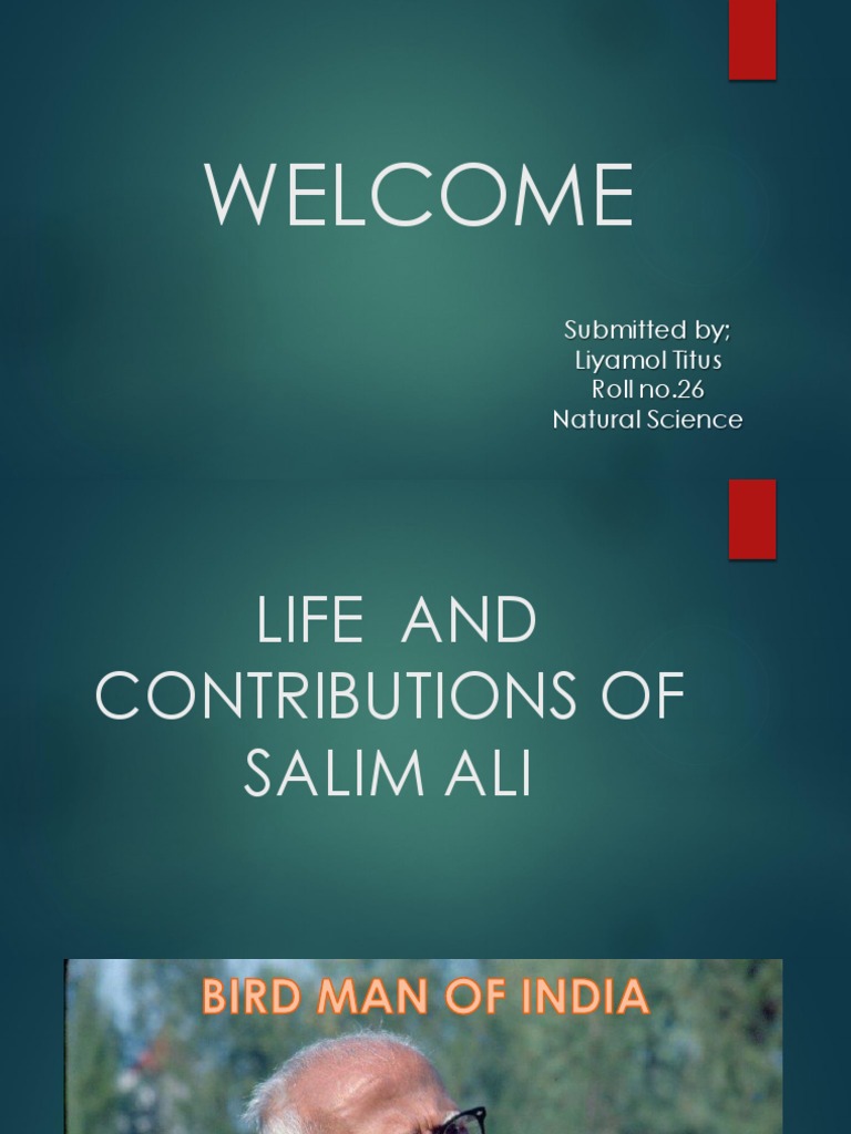 Life and Contributions of Salim Ali | PDF | Birds | Tetrapods