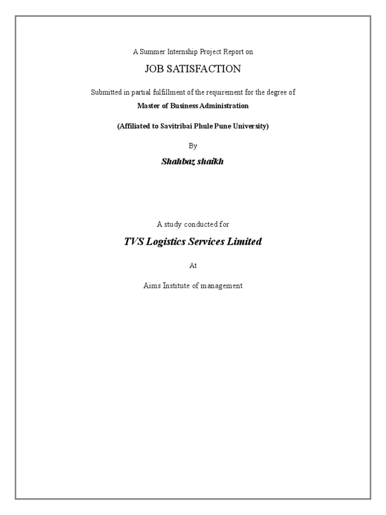 Final Project | PDF | Job Satisfaction | Motivation