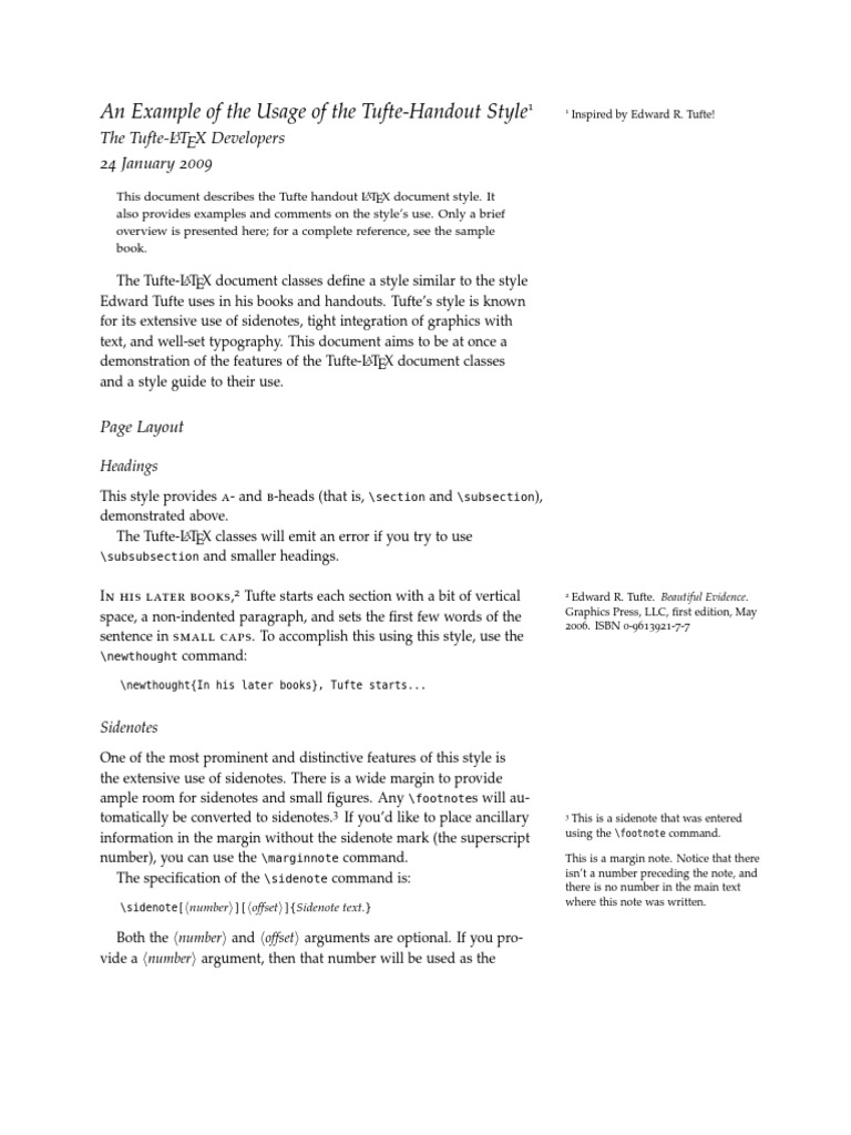 Handout Design Inspired by Edward Tufte | Text | Graphic Design