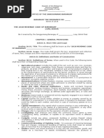 An Ordinance Enacting The Barangay Revenue Code | PDF | Value Added Tax ...