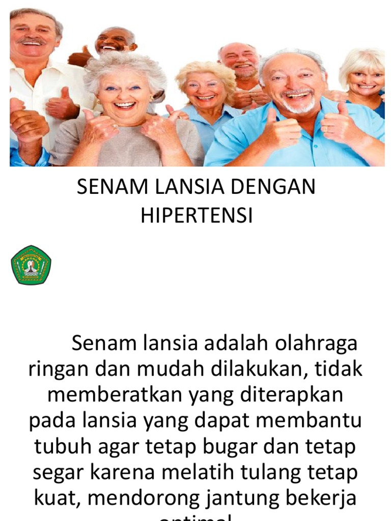 Senam Lansia | PDF | Kesehatan Holistik