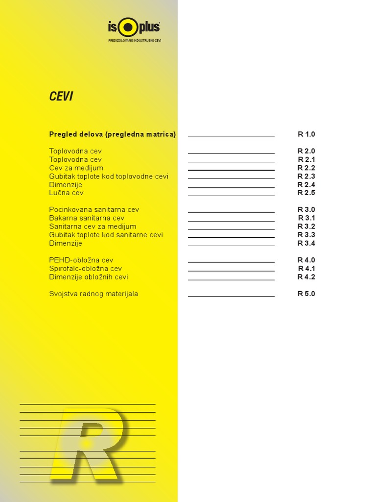 Predizolovane Krute Cevi PDF | PDF