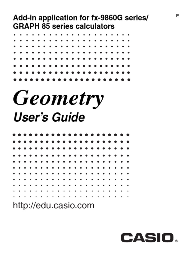 Geometry: User's Guide | Download Free PDF | Circle | Line (Geometry)