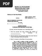 Urgent Motion To Post Bail | PDF | Bail | Prosecutor