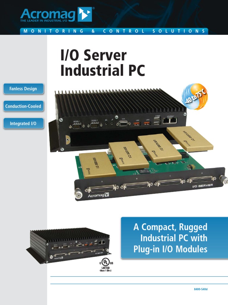 IO Server Brochure 540 | PDF | Personal Computers | Input/Output