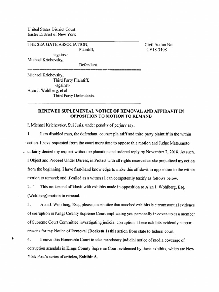 Opposition to Motion to Remand Case | PDF | State Court (United States ...