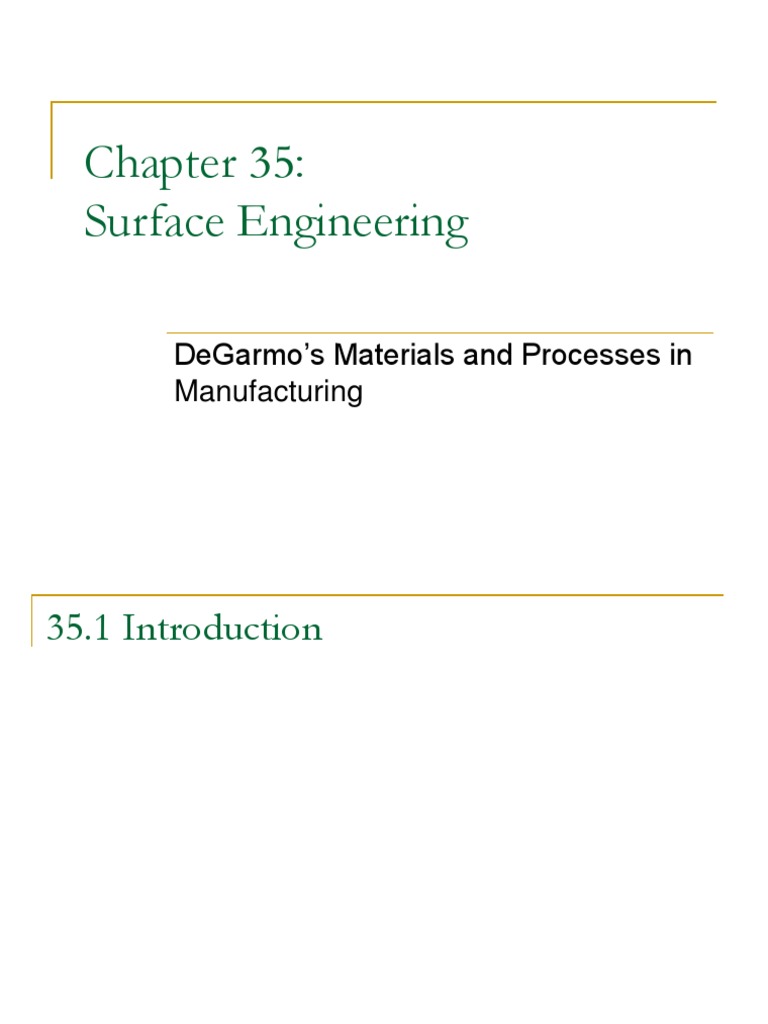 Surface Engineering PDF | PDF | Stress (Mechanics) | Chemistry