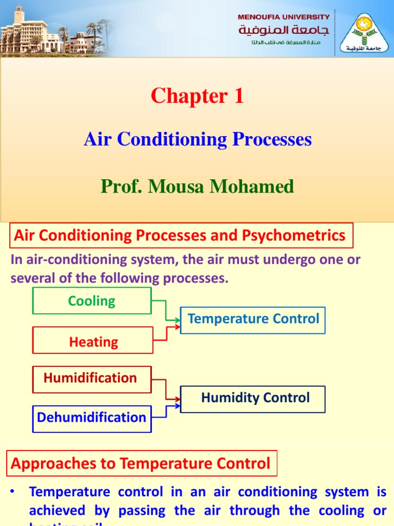 AC Processes 2014 | PDF | Air Conditioning | Atmosphere Of Earth