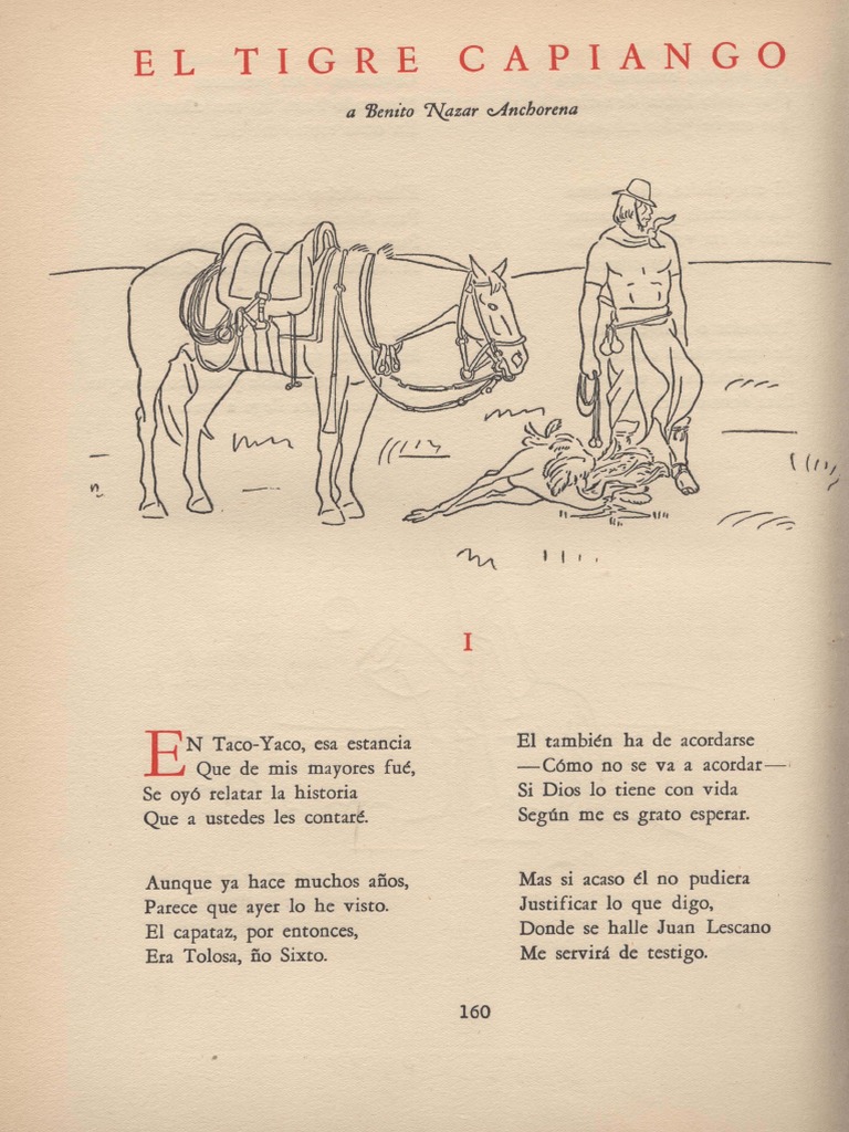 El Tigre Capiango - Lugones | PDF