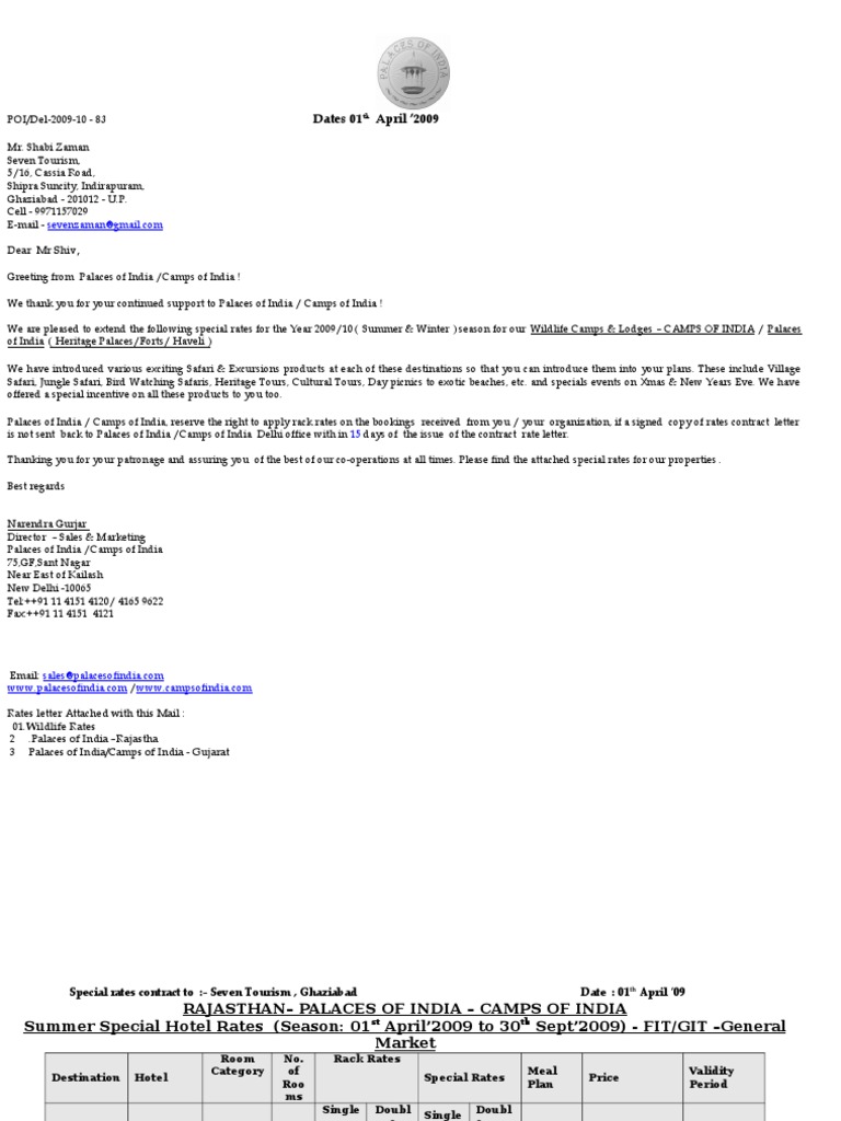 SPL Hotel Rates | PDF | Services (Economics) | Business