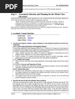 CAL TPA Step 1 Plan B Lesson Planning | PDF | Lesson Plan | Learning