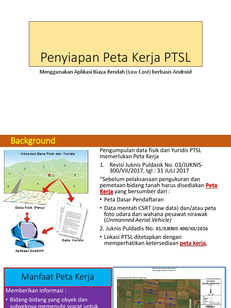 Pemanfaatan Map It Untuk Penyiapan Peta Kerja PTSL (Autosaved ...