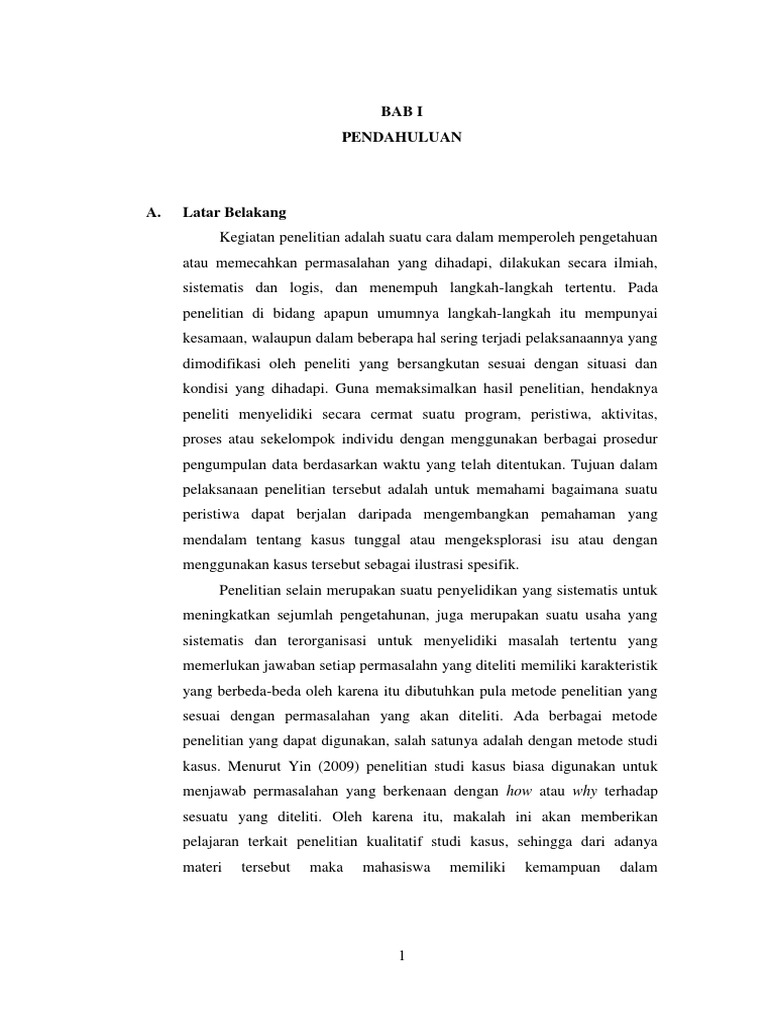 Makalah Studi Kasus | PDF
