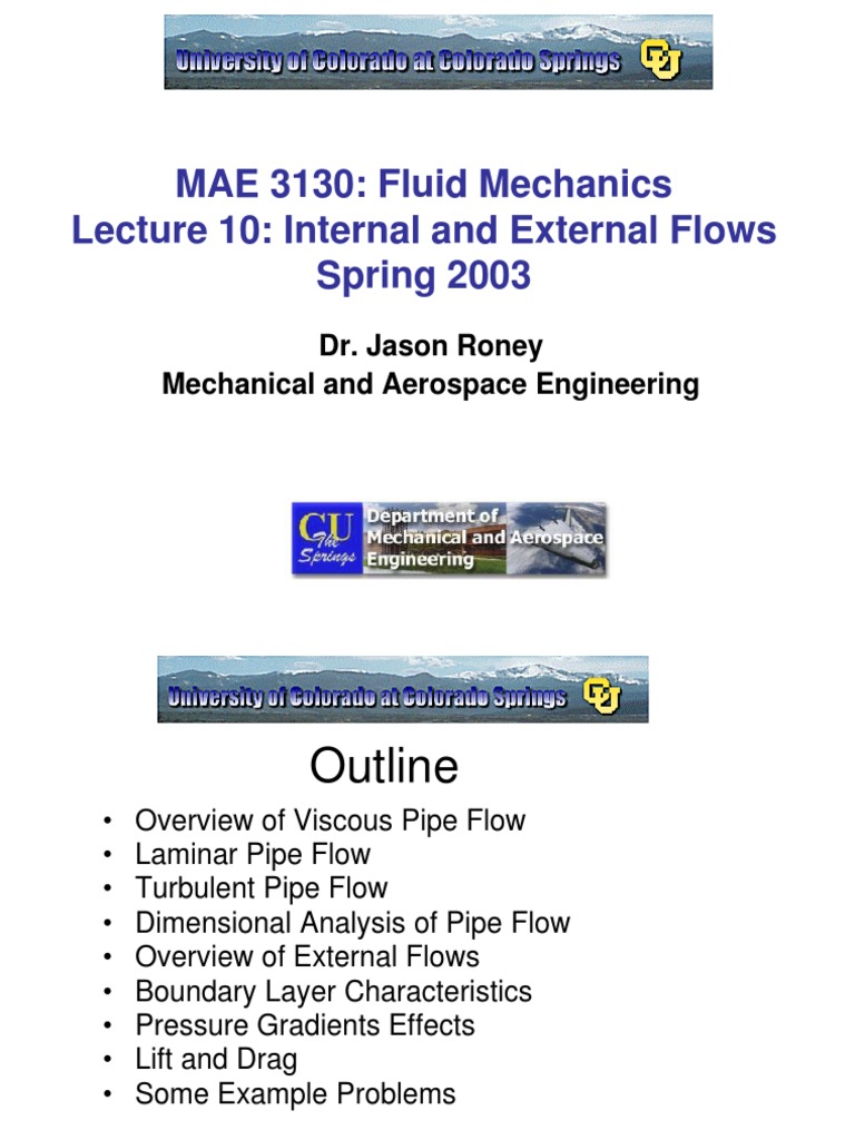 09 External Flows | PDF | Fluid Dynamics | Turbulence