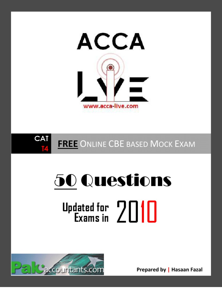 Free CAT T4 Cost Accounting Mock | PDF | Management Accounting | Accounting