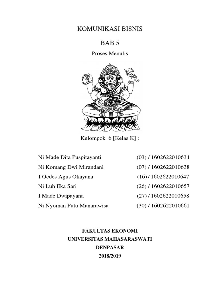 RMK 5 (Proses Menulis) | PDF